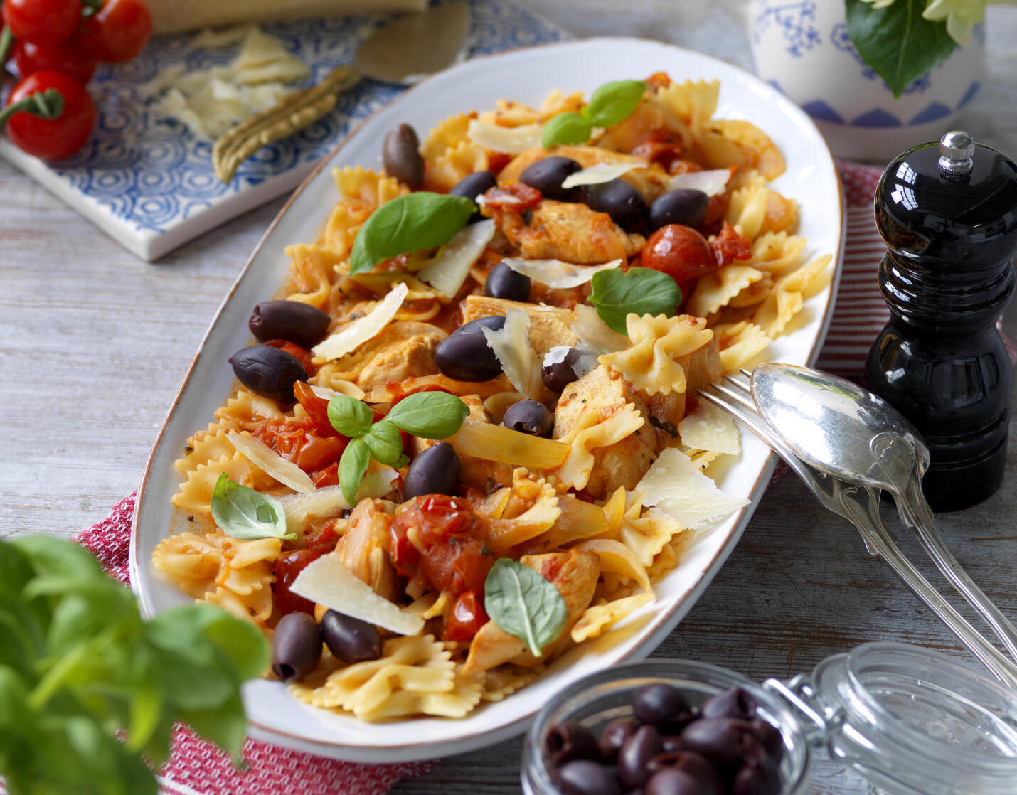 Toscansk kyckling med pasta - Hemmets Journal