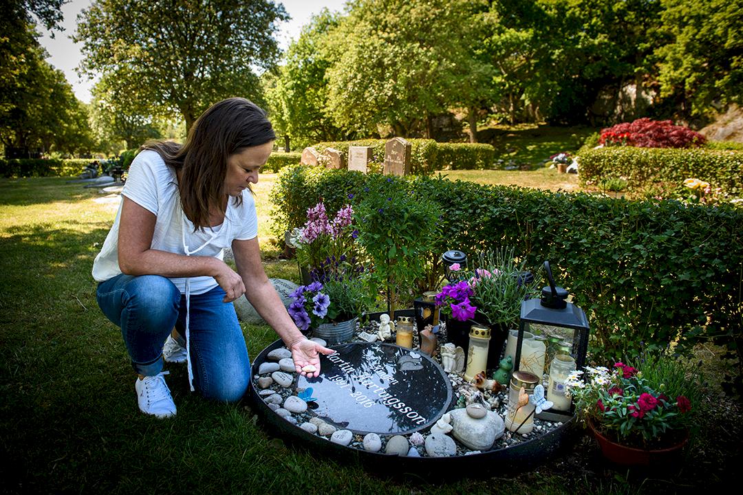 Carina fick ovärderligt stöd från Spes efter sonens självmord