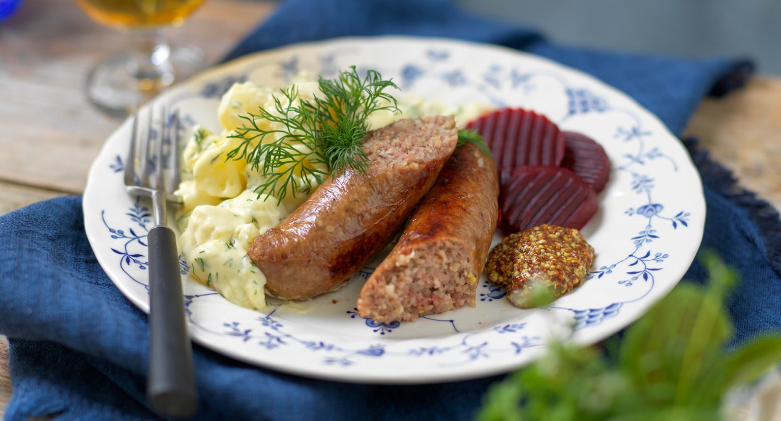 Isterband med ­stuvad potatis och stark senap - Hemmets Journal