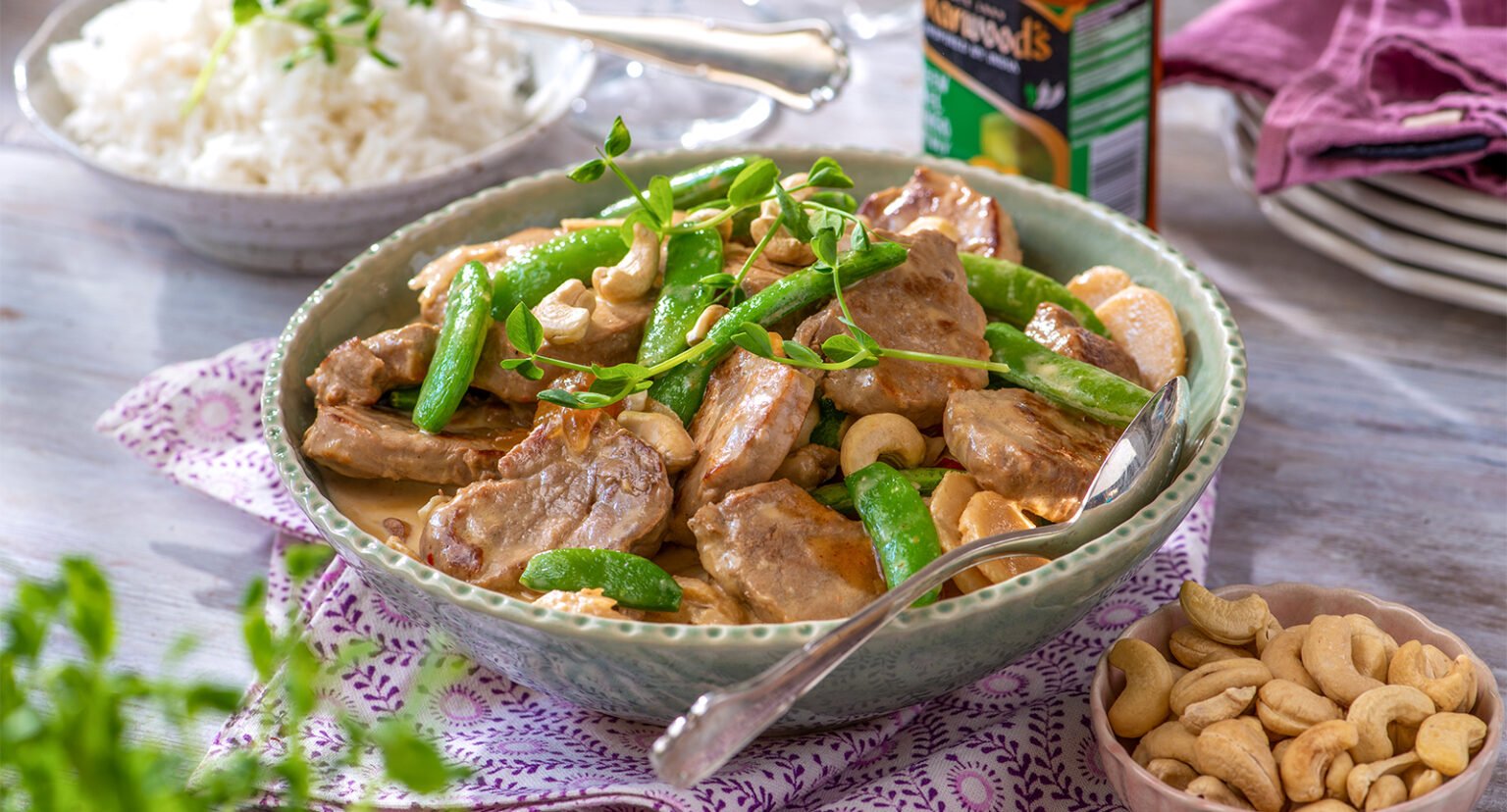 Snabblagad fläskfilégryta med mango chutney - Hemmets Journal