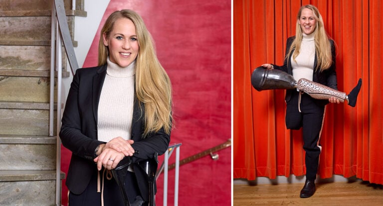Caroline Mohr: ”Jag blev en bättre golfspelare på ett ben”