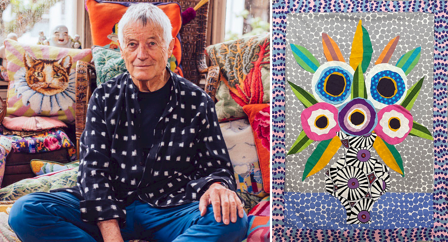 Textilkonstnären Kaffe Fasett ställer ut på Millesgården